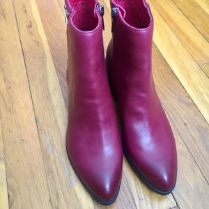 Circus by Sam Edelman | Shoes | Red Ankle Boots | Poshmark